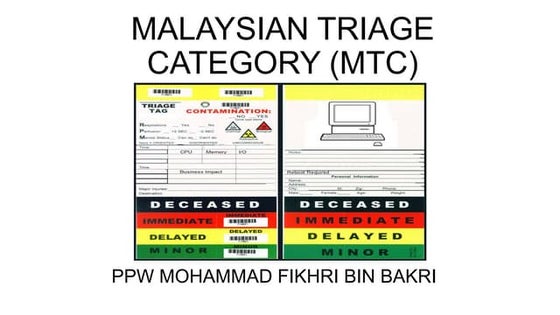 Malaysian Triage Scale New Revised 2019-1.pdf | First Aid | Injuries