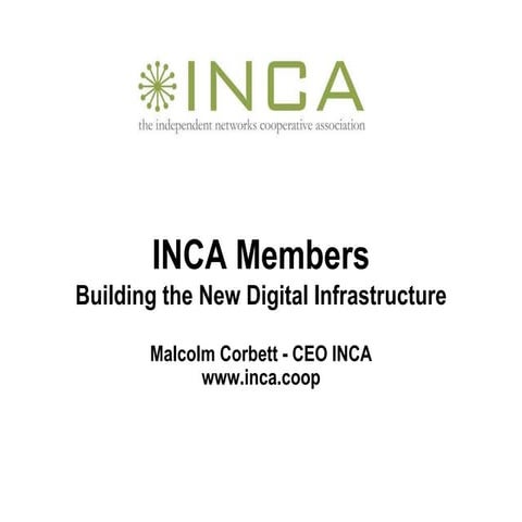 INCA Connected Property - Malcolm Corbett - INCA | PPTX | Technology ...