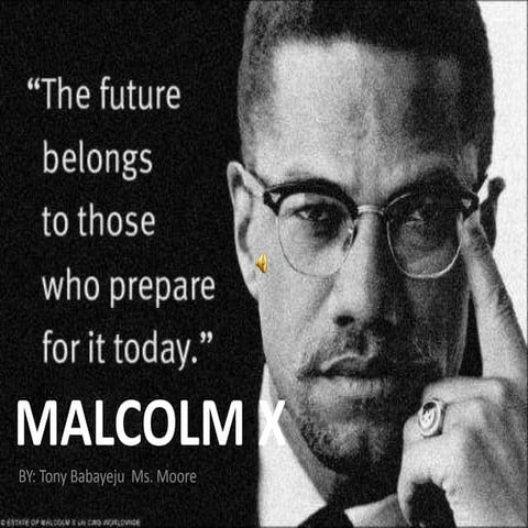 Malcolm X Slideshow | PPTX