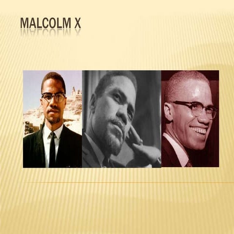 Malcolm X Power Point Presentation | PPTX