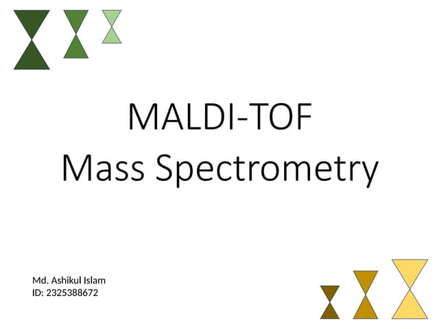 MALDI | PPT