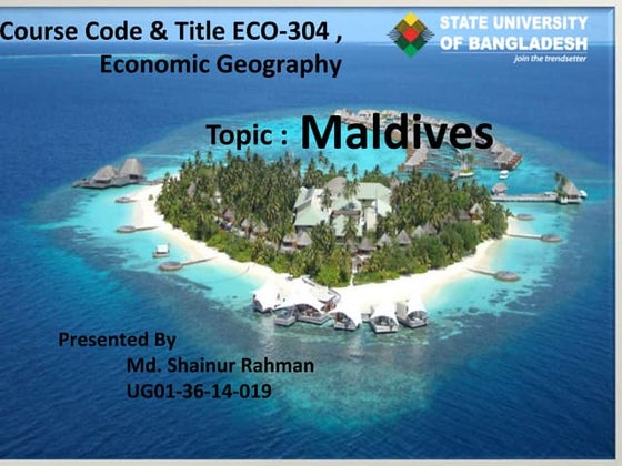 Maldives | PPTX | Asia Travel | Travel Locations
