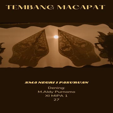 Tembang Macapat | PDF
