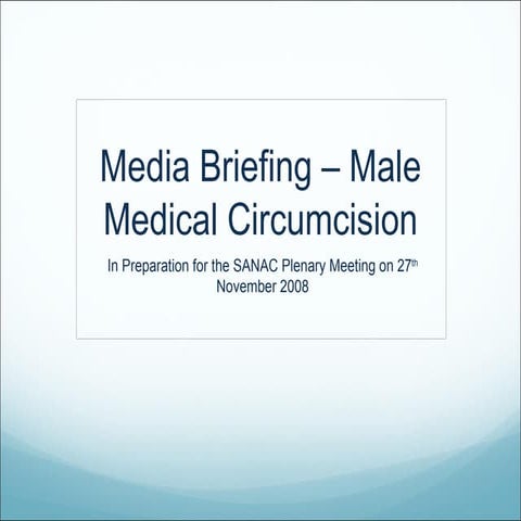 Male Circumcision | PPT