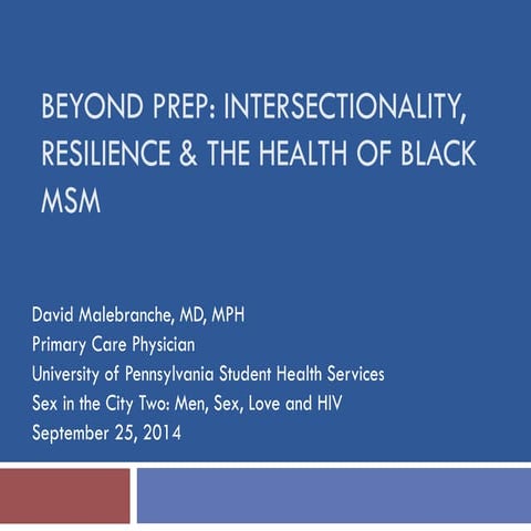 Applying intersectionality in health and healthcare | PPTX