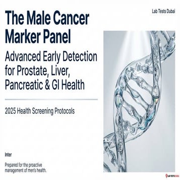Male Cancer Marker Test – Early Detection of Prostate, Liver, Colon ...