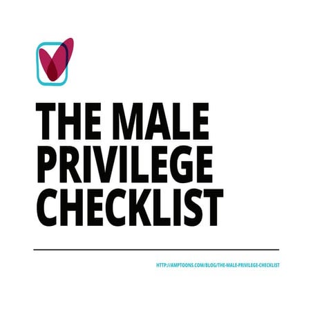 The Male Privilege Checklist, em Português | PDF