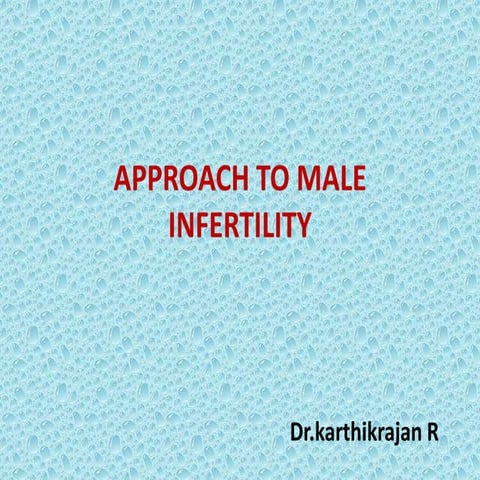 Male infertility | PPT