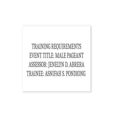 Male Pageant in Event Management Powerpoint (ash) | PPTX
