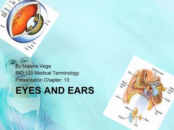Structure and Functions of the Eye and the Ear | PPT