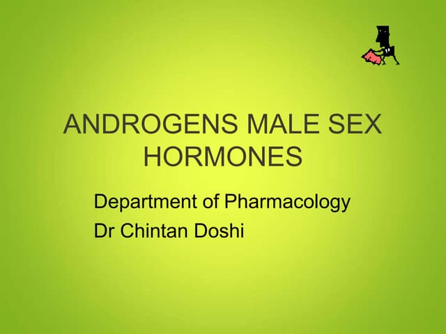 Androgens and antiandrogens | PPTX