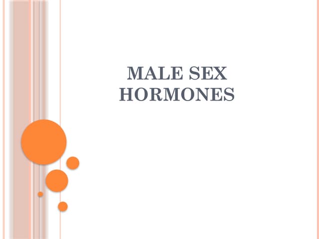 Male Sex Hormones Pptx