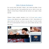 Male volume enhancer - Ultimate-Volume