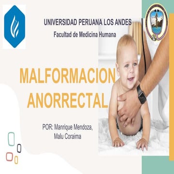 Cirugia pediátrica: malformación anorrectal | PDF