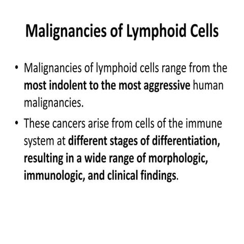 Non Hodgkin Lymphoma, cytology. | PPTX