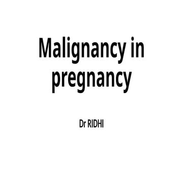 Pregnancy and breast cancer | PPTX