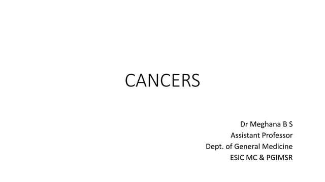 Malignancy Pptpptx Cancer Cancer Cancer Cancer Cancer Cancer Ppt