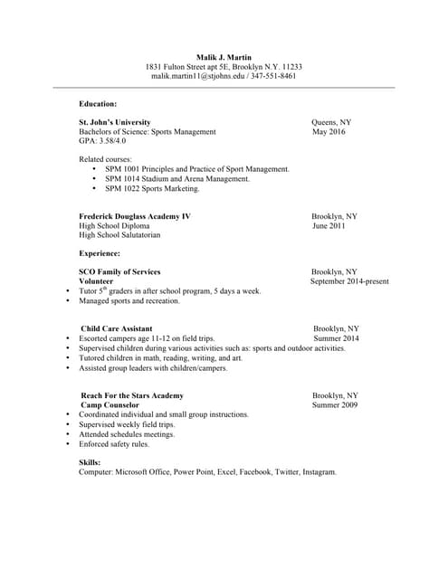 Resume improved | PDF