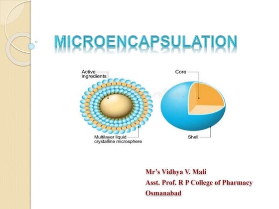 Microencapsulation | PPT