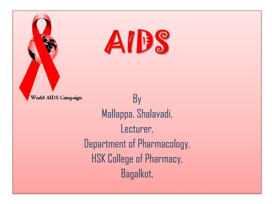 Pathophysiology of HIV AIDS | PPT