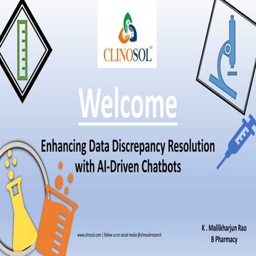Enhancing Data Discrepancy Resolution with AI-Driven Chatbots | PPT