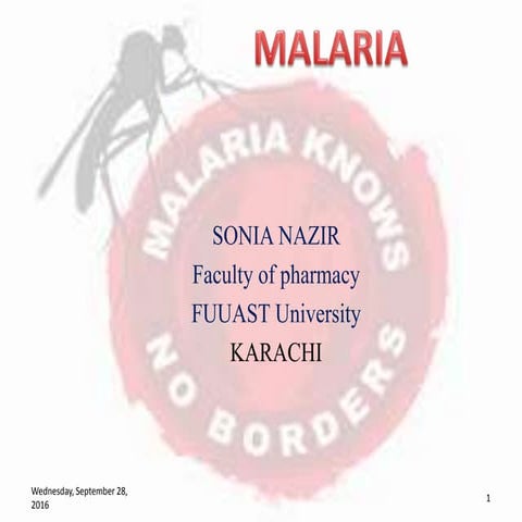 MALARIA | PPTX