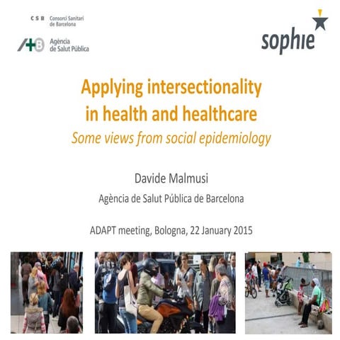 Applying intersectionality in health and healthcare | PPTX