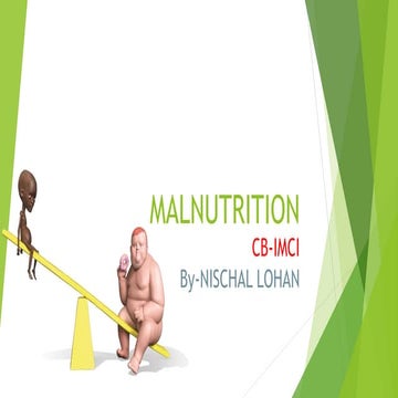Malnutrition (CB-IMCI) | PPTX