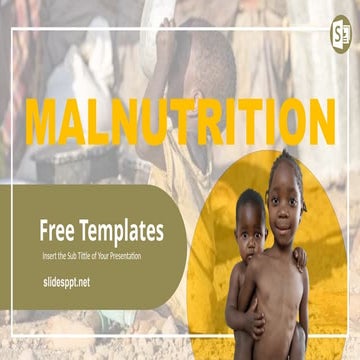 Malnutrition Template Slidesppt Net Pptx