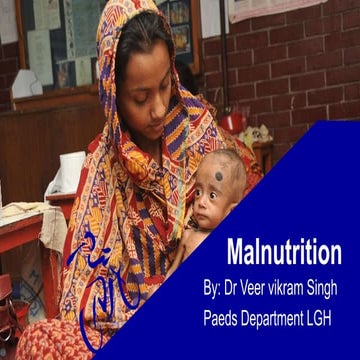 Malnutrition | PPTX