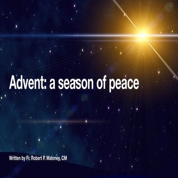 Advent: a season of peace | PPT