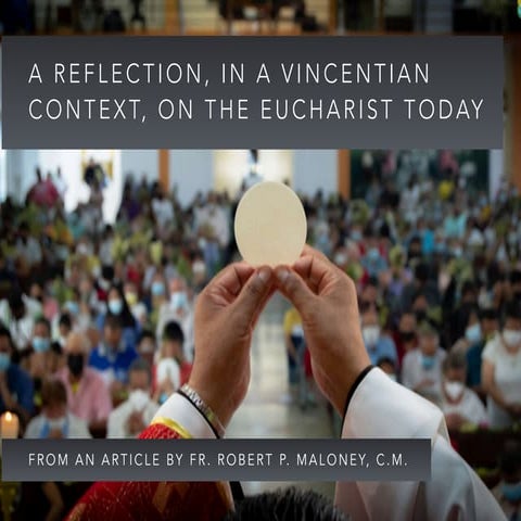 A Reflection, in a Vincentian Context, on the Eucharist | PDF
