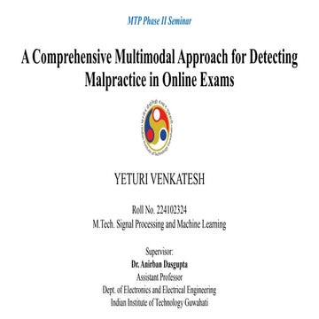Malpractice Detection Using Computer Vision | PPTX