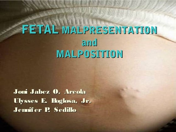 Fetal Presentation | PPTX