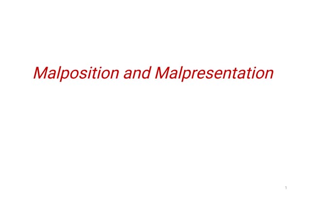 Fetal position | PDF