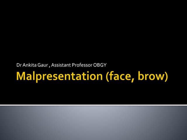 Face presentation | PPTX