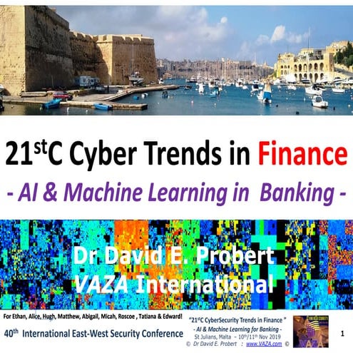 21stC Trends in CyberSecurity in the Finance & Banking Sectors Security ...
