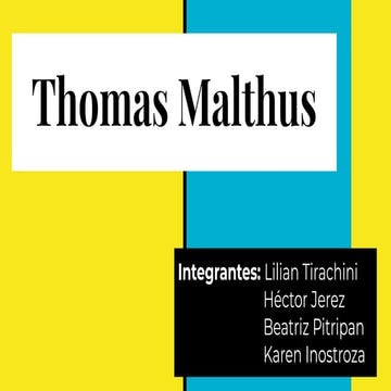 Thomas Malthus | PDF