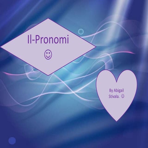 Malti pronomi ppt | PPTX