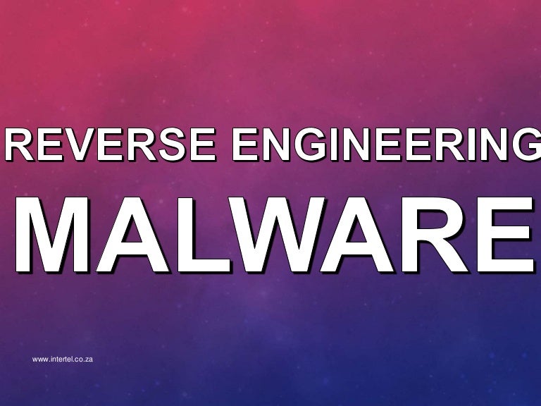 Reverse Engineering Malware A Practical Guide