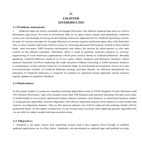Malware Detection using ML Malware Detection using ml | PDF