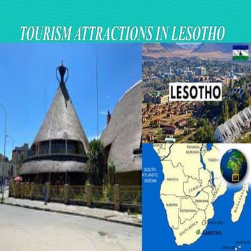 Tourism attractions in Lesotho Katse dam | PPT