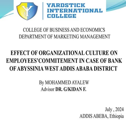 Effect of organizational culture on employees commitment | PPTX