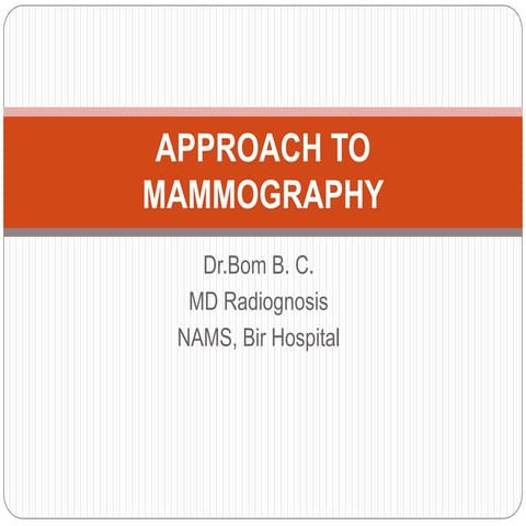 Mammography positioning technique for MLO View | PPTX