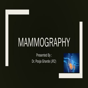 Mammography positioning technique for MLO View | PPTX