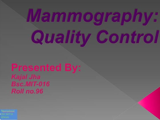 Mammography positioning technique for Lateral Views (LM/ML) | PPTX ...