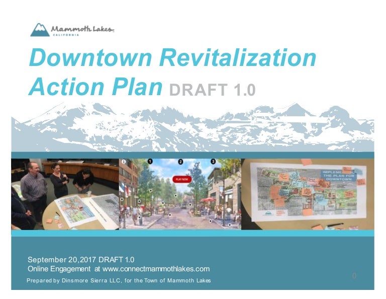 Mammoth Lakes Downtown Revitalization Plan by Darin Dinsmore