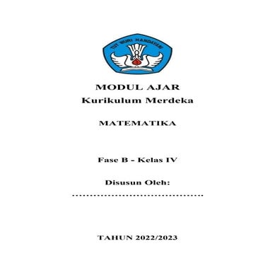 Ma Kelas 4 Semester 1 Docx