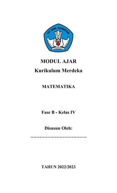 MODUL AJAR MATEMATIKA KELAS 2 KURIKULUM MERDEKA.pdf