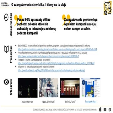 O zaangażowaniu słów kilka // Mamy na to slajd | PPT